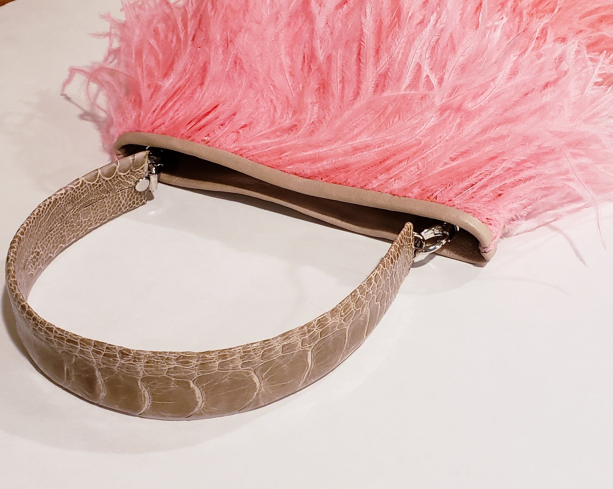 KOLUNTU | Handmade African Luxury | Fancy Feather Handbag